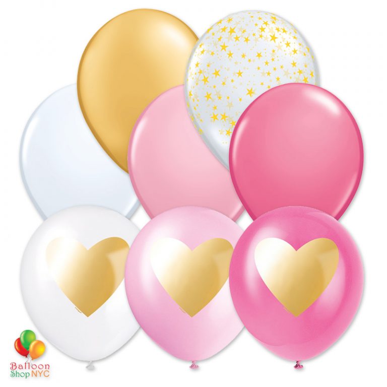 Solid Colors Latex Balloons 12 Inch Inflated Delivery Balloon Shop NYC
