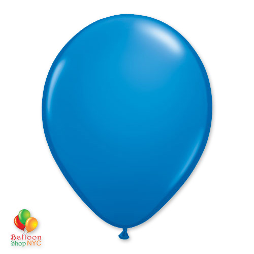 Dark Blue Latex Party Balloon 12 inch Inflated | Balloon Shop NYC