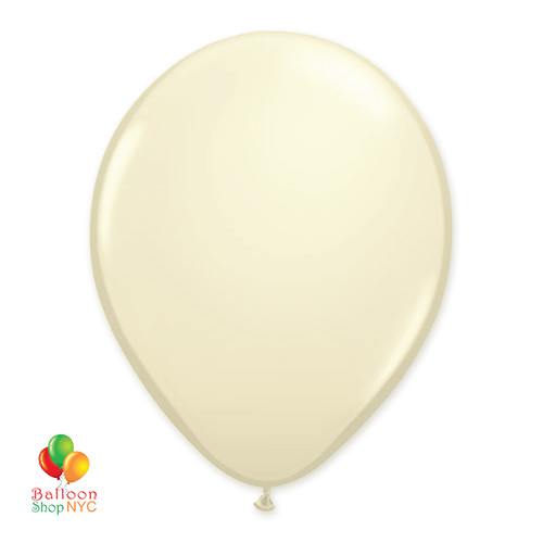 Ivory Latex Party Balloon 12 inch Inflated | Balloon Shop NYC