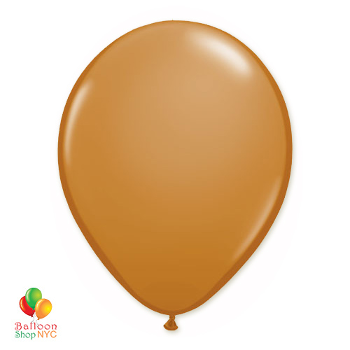 Mocha Brown Latex Party Balloon 12 inch Inflated | Balloon Shop NYC