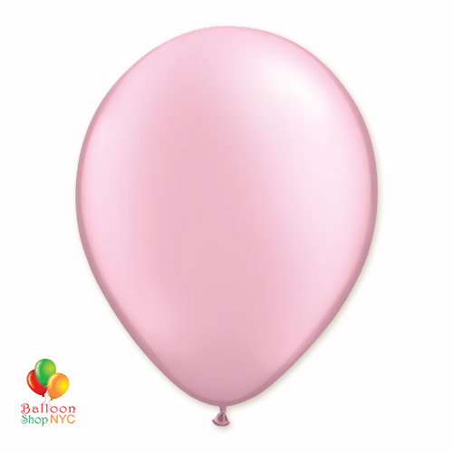Pink Pearl Latex Party Balloon 12 inch Inflated | Balloon Shop NYC
